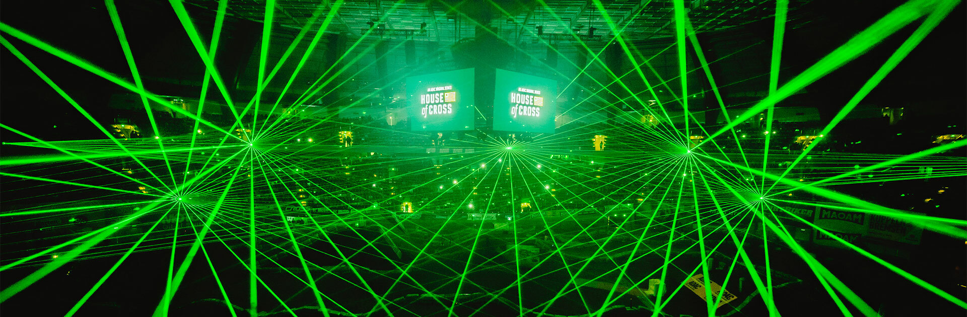 laserfabrik - Timecode Lasershow - ADAC Supercross